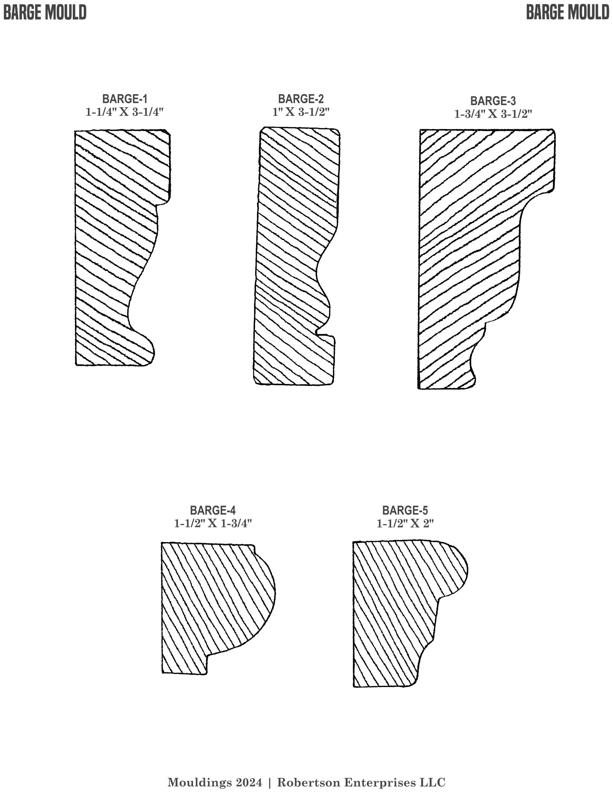 Barge & Brick Mould – Robertson Sawmill