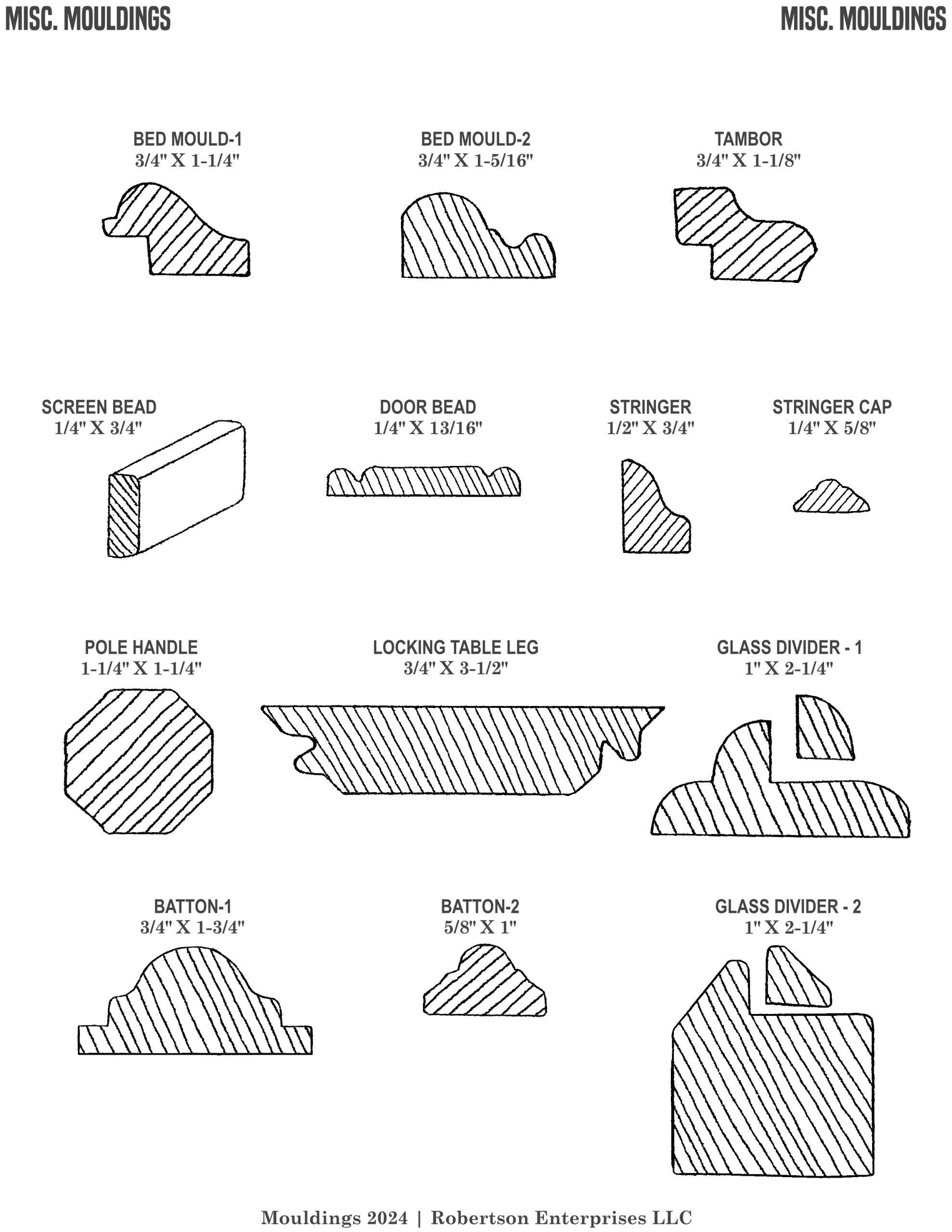 Misc. Mouldings – Robertson Sawmill